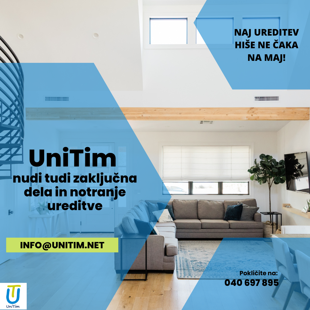 Zaključna dela in notranje ureditve - UniTim
